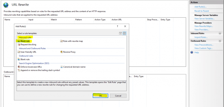 Redirect from HTTP to HTTPS using the IIS URL Rewrite module - .matrixpost.net