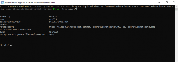 Enable Hybrid Modern Authentication for on-premises Skype for Business ...