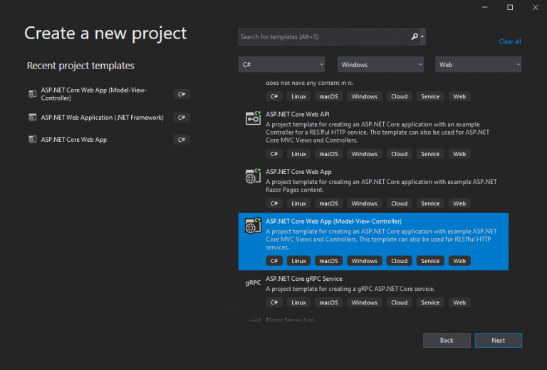 Create an ASP.NET Core Web App using Azure AD Authentication - .matrixpost.net
