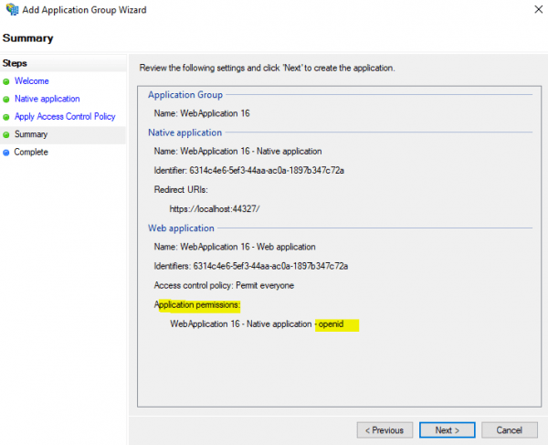 Set Up Active Directory Federation Services Ad Fs 50 Create An Aspnet Core Web App Model