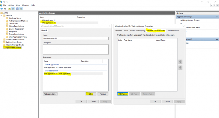 Set up Active Directory Federation Services (AD FS 5.0) – Create an ASP.NET Core Web App (Model ...