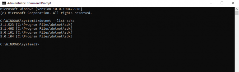 The current .NET SDK does not support targeting .NET Core. - .matrixpost.net