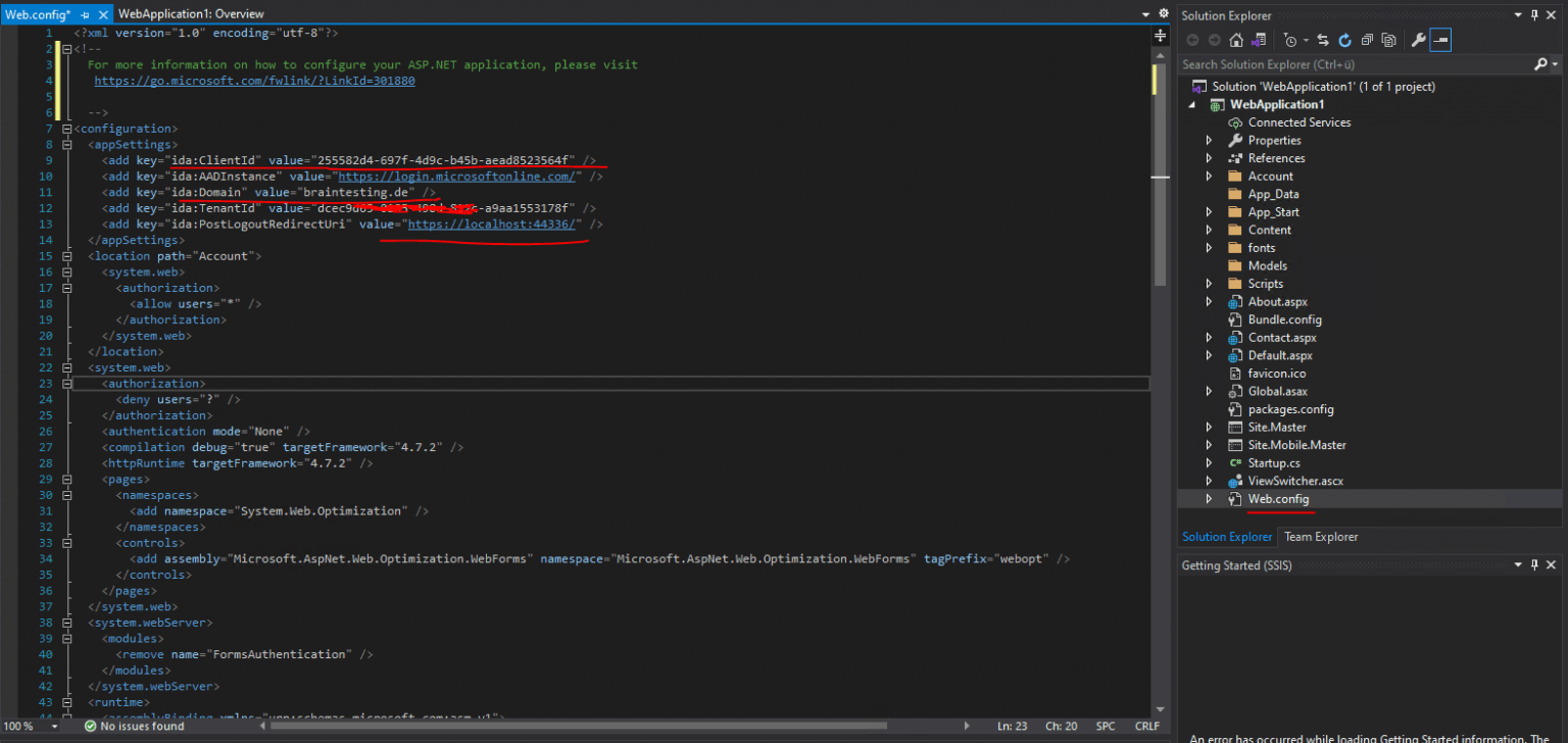 Create An Aspnet Web Application Net Framework Web Forms Or Mvc 