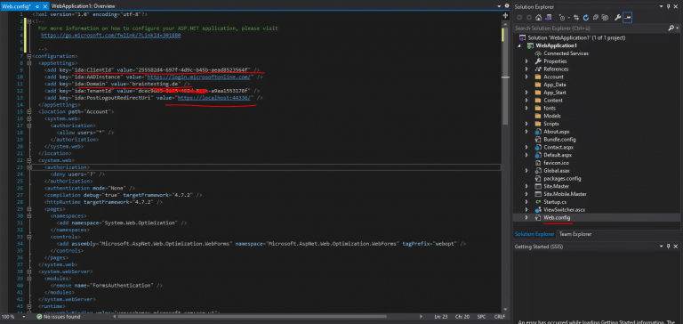 Create an ASP.NET Web Application (.NET Framework – Web Forms or MVC) using Azure AD ...