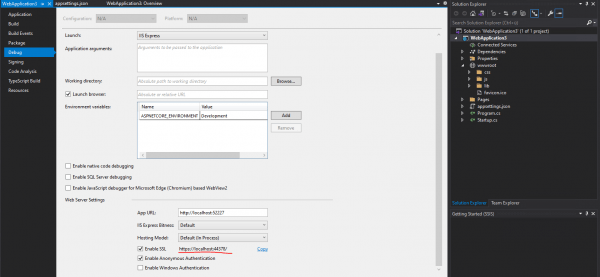 Create an ASP.NET Core Web App using Azure AD Authentication - .matrixpost.net