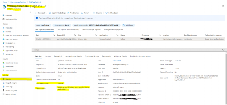 Create An Aspnet Core Web App Using Azure Ad Authentication