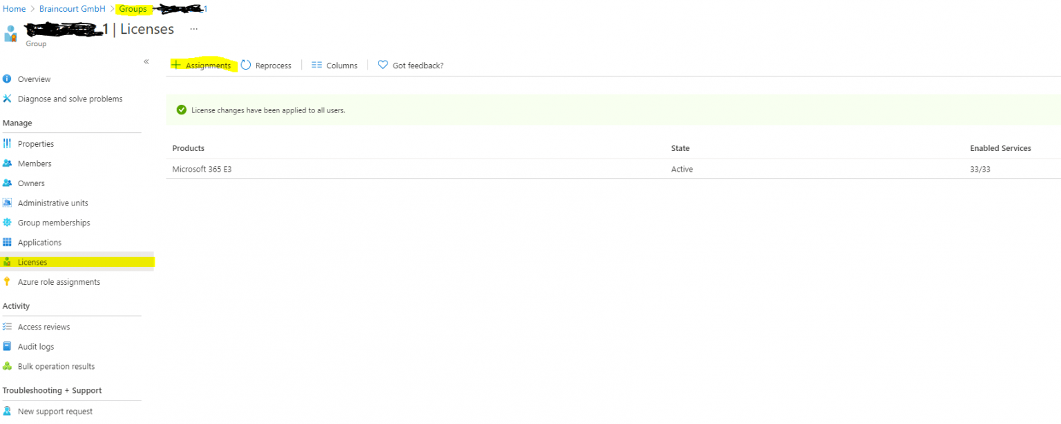 Assign Microsoft 365 Licenses to a Group instead to each user by hand ... Assign Microsoft 365 Licenses to a Group instead to each user by hand ...