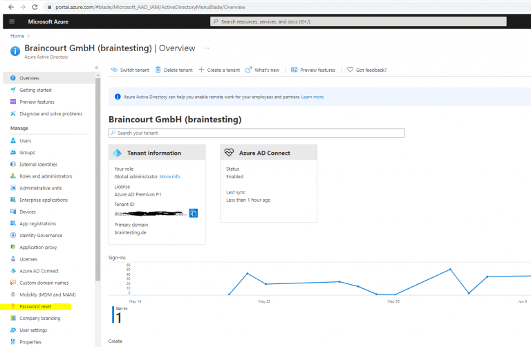 Azure Hybrid Cloud – Enable Azure AD Password Writeback and self ...