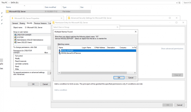 Microsoft SQL Server – FCB::Open failed: Could not open file mastlog.ldf for file number 2. OS ...