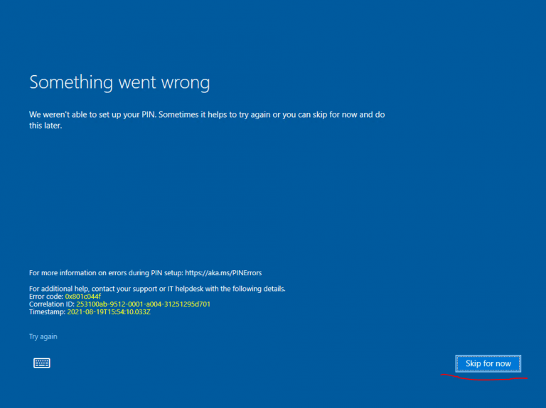 Disable Mandatory Windows Hello for Business Prompt on Azure AD joined ...
