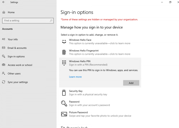 Set up Windows Hello for Business Hybrid Azure AD joined Devices ...
