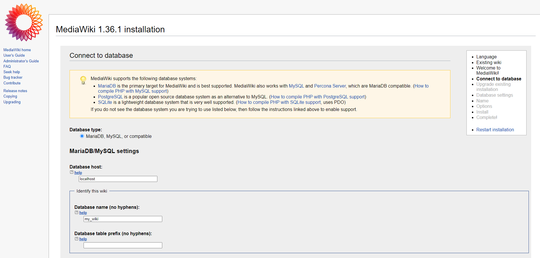 Set up MediaWiki on Ubuntu 20.04.3 LTS - .matrixpost.net