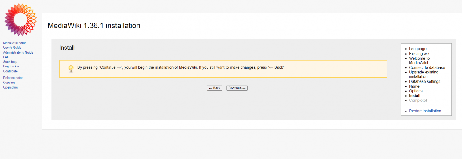Set up MediaWiki on Ubuntu 20.04.3 LTS - .matrixpost.net