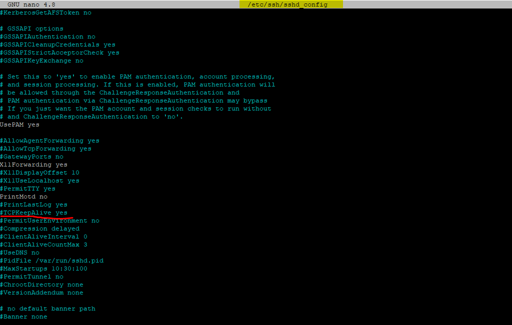 SSH Session Timeout TCP Keepalive matrixpost