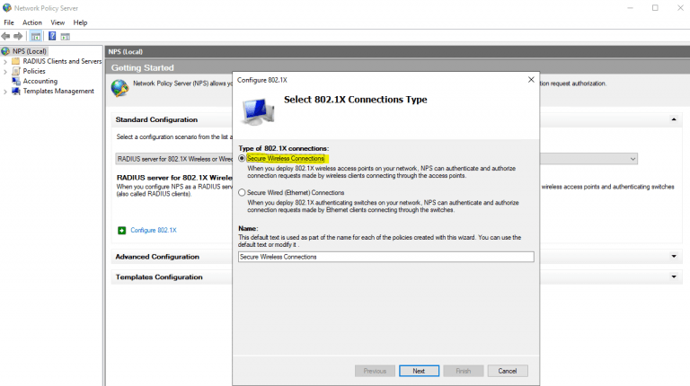 Set up a RADIUS Server on Windows Server 2019 for 802.1X Wireless ...