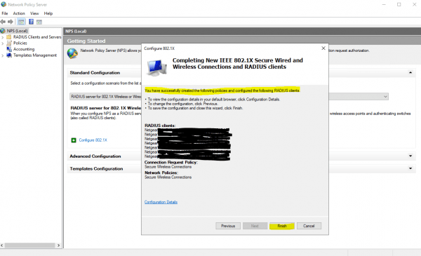Set up a RADIUS Server on Windows Server 2019 for 802.1X Wireless ...