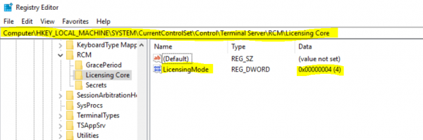 Licensing mode for the Remote Desktop Session Host is not configured ... Licensing mode for the Remote Desktop Session Host is not configured ...