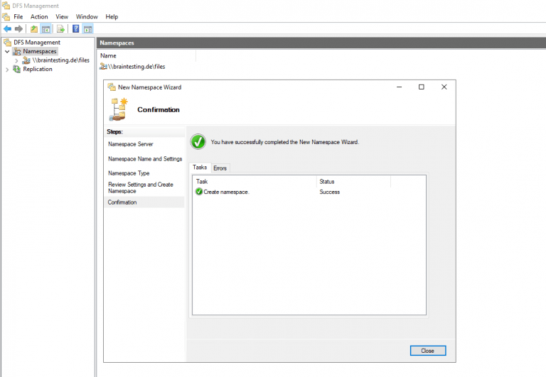 DFS Domain-based Namespace Folders are missing after replacing Domain Controllers - .matrixpost.net