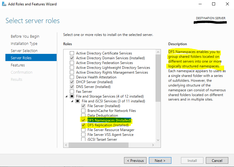 DFS Domain based Namespace Folders Are Missing After Replacing Domain DFS Domain based Namespace Folders Are Missing After Replacing Domain