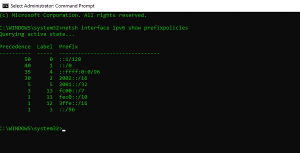 Prefer IPv4 over IPv6 in Windows Networks - .matrixpost.net