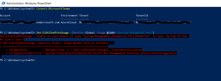 Teams Powershell Several Cmdlets Doesnt Work Errounable To Cast Object Of Type ‘system
