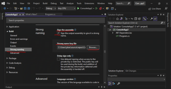 Code Signing in Visual Studio - .matrixpost.net