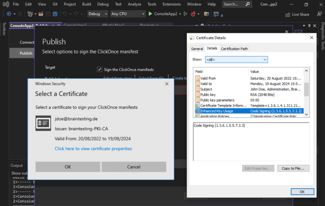 Code Signing in Visual Studio - .matrixpost.net