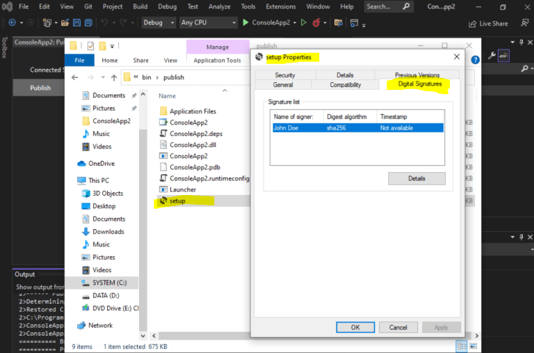 Code Signing in Visual Studio - .matrixpost.net