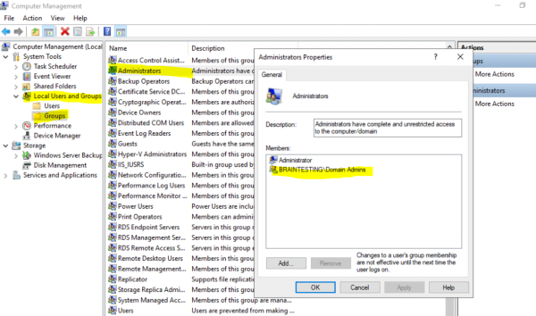 Prevent Members From Domain Users Group To Logon By Default To Any Domain Joined Computers