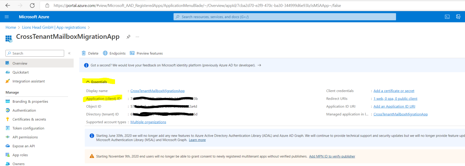 Office 365 Cross-Tenant Mailbox Migration (Corporate Merger Scenario ...