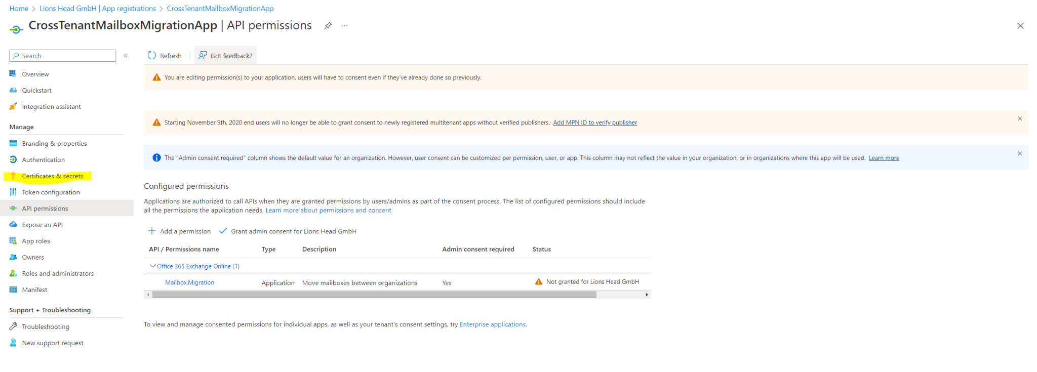 Office 365 Cross-Tenant Mailbox Migration (Corporate Merger Scenario ...