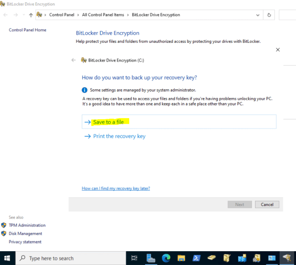 Domain Controller Protection Via Bitlocker Drive Encryption
