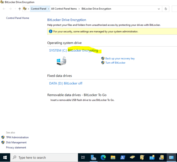 Domain Controller Protection via BitLocker Drive Encryption - .matrixpost.net