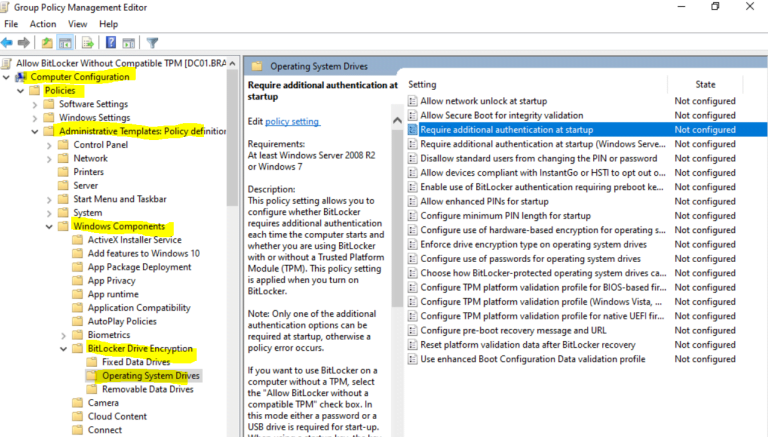 Domain Controller Protection via BitLocker Drive Encryption ...