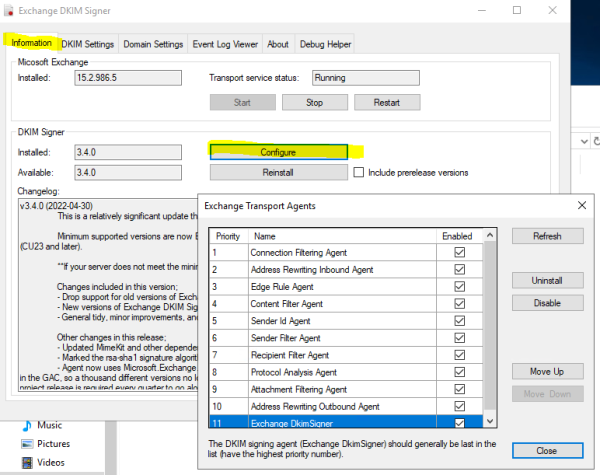 Set up DomainKeys Identified Mail (DKIM) on Exchange on-premise - .matrixpost.net