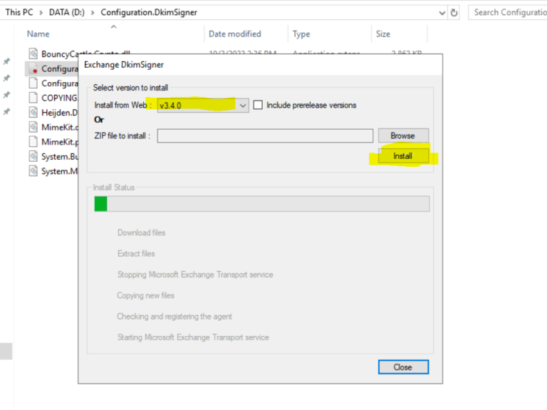 Set up DomainKeys Identified Mail (DKIM) on Exchange on-premise ...