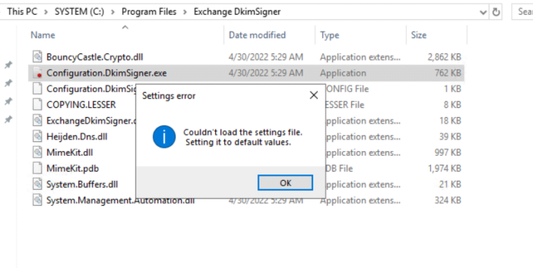 Set up DomainKeys Identified Mail (DKIM) on Exchange on-premise ...