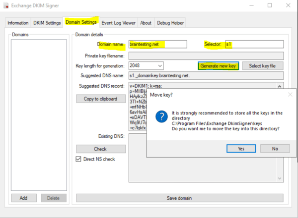 Set up DomainKeys Identified Mail (DKIM) on Exchange on-premise - .matrixpost.net