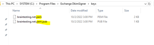 Set up DomainKeys Identified Mail (DKIM) on Exchange on-premise - .matrixpost.net