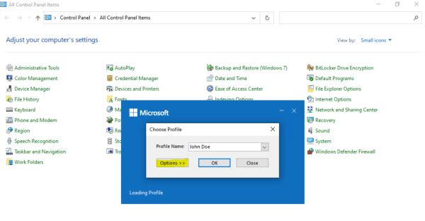 Outlook 20162019 Click To Run Adding Multiple Office 365 E Mail Profiles Sorry Another