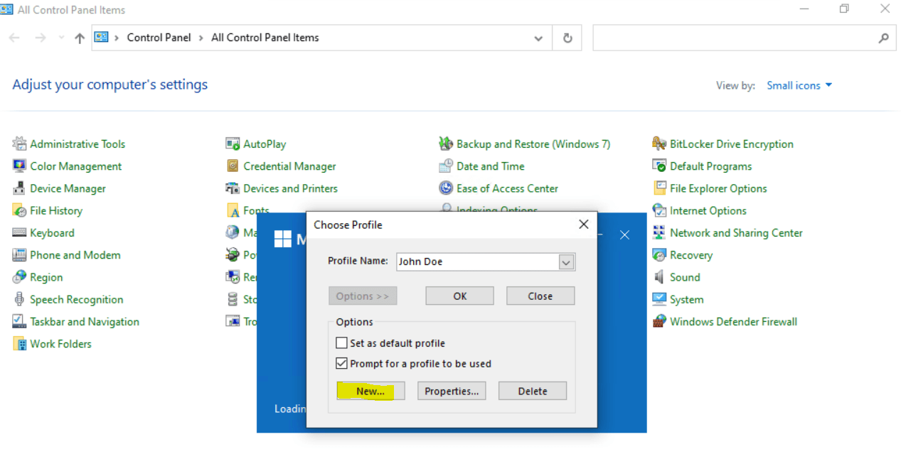Outlook 2016/2019 Click to run – Adding multiple Office 365 E-Mail ...