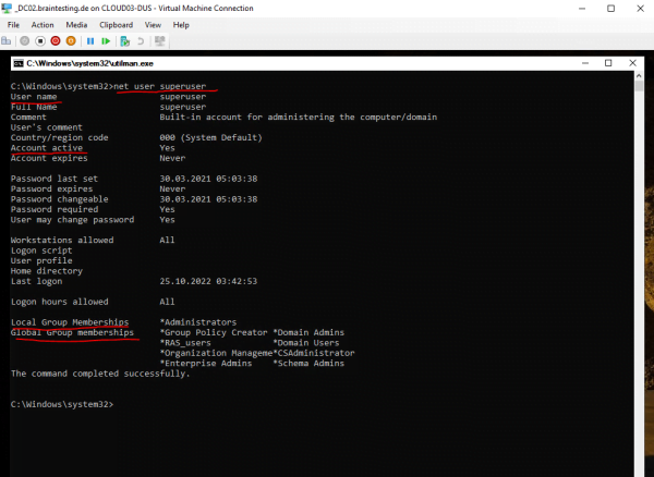 Domain Controller Protection Via Bitlocker Drive Encryption