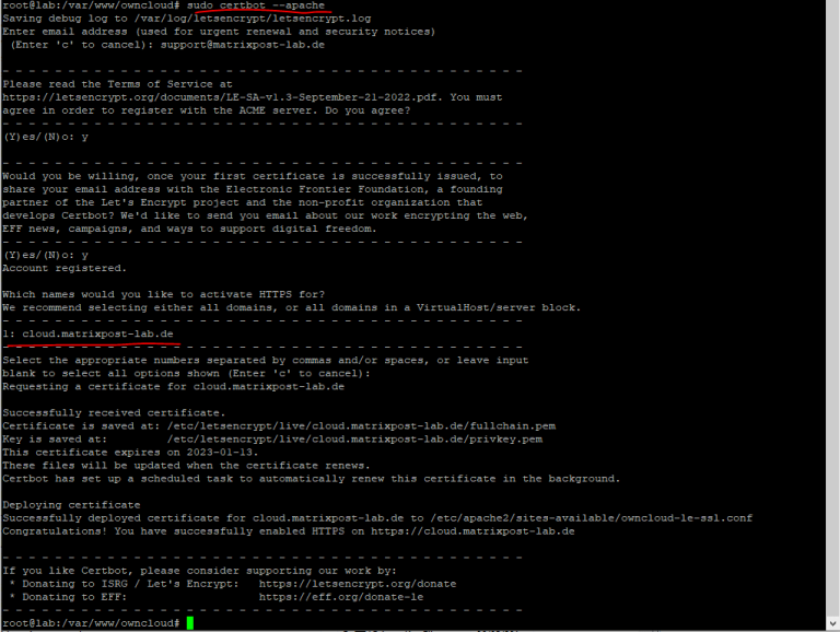 Set up ownCloud on Ubuntu - .matrixpost.net