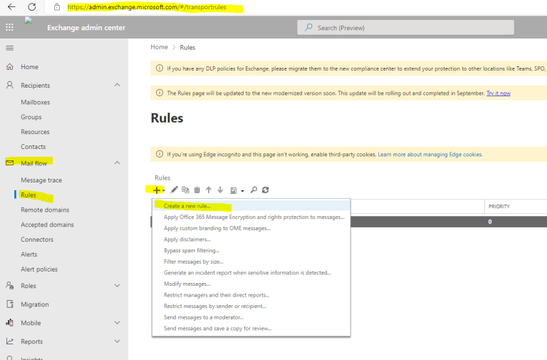 How to reject Emails in Office 365 they fail DMARC - .matrixpost.net