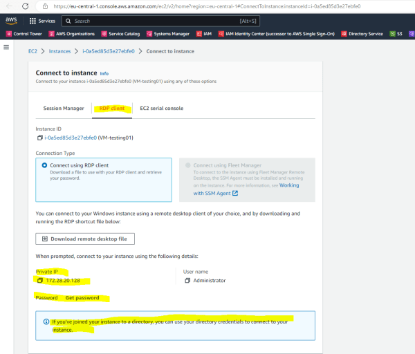 AWS AD Connector Directory – Domain Join - .matrixpost.net