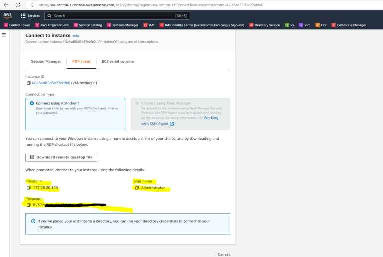 AWS AD Connector Directory – Domain Join - .matrixpost.net