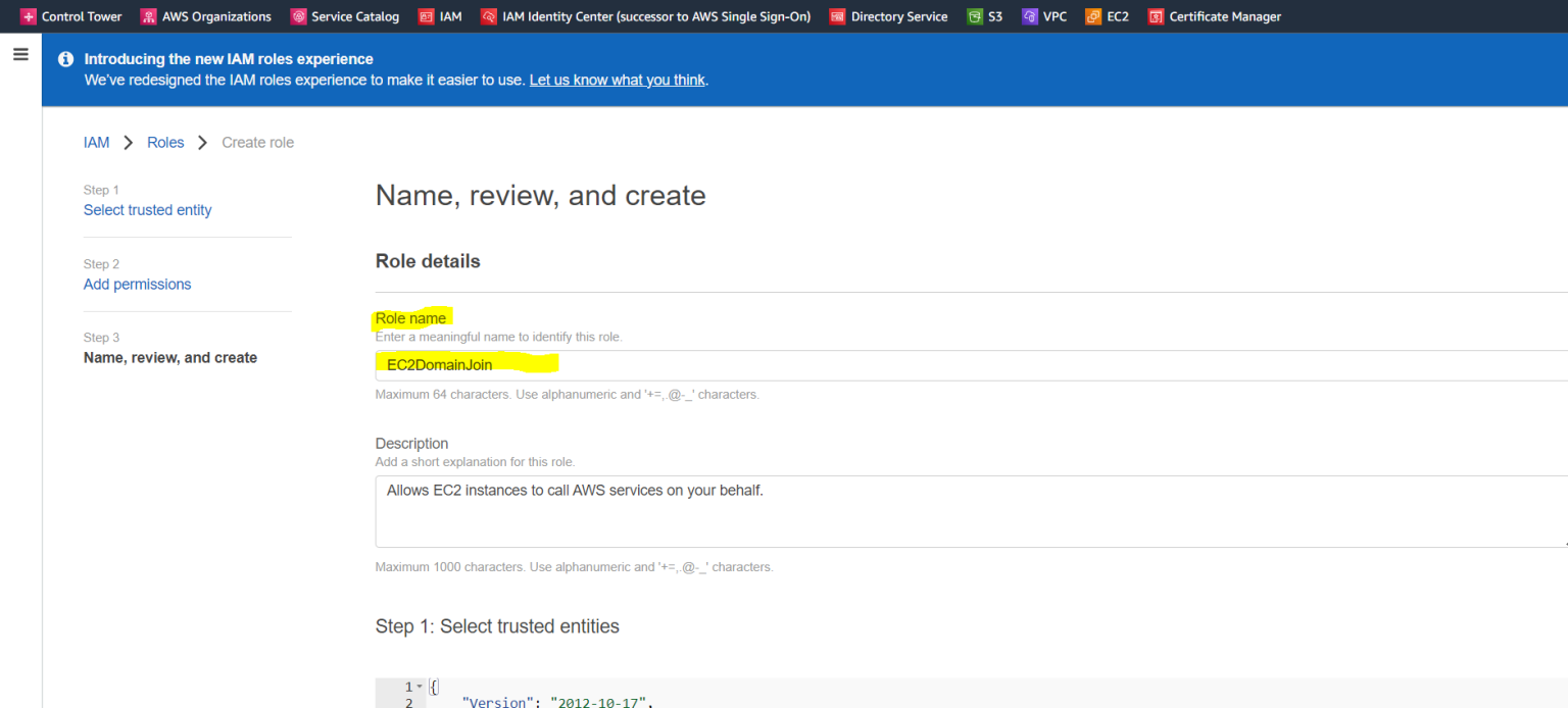 AWS AD Connector Directory – Domain Join - .matrixpost.net