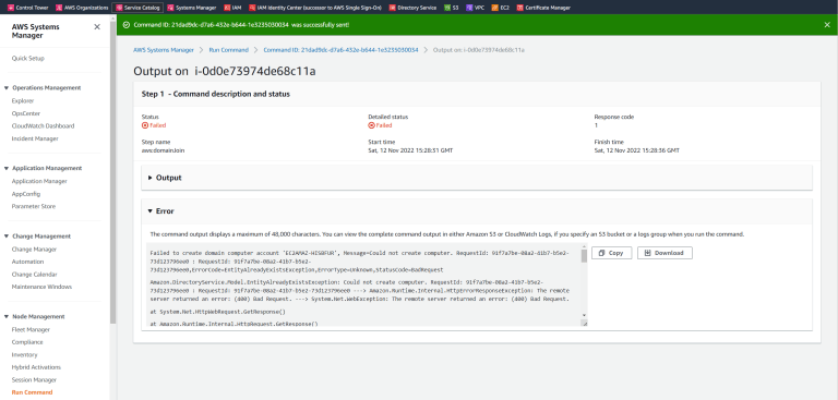AWS AD Connector Directory – Domain Join - .matrixpost.net