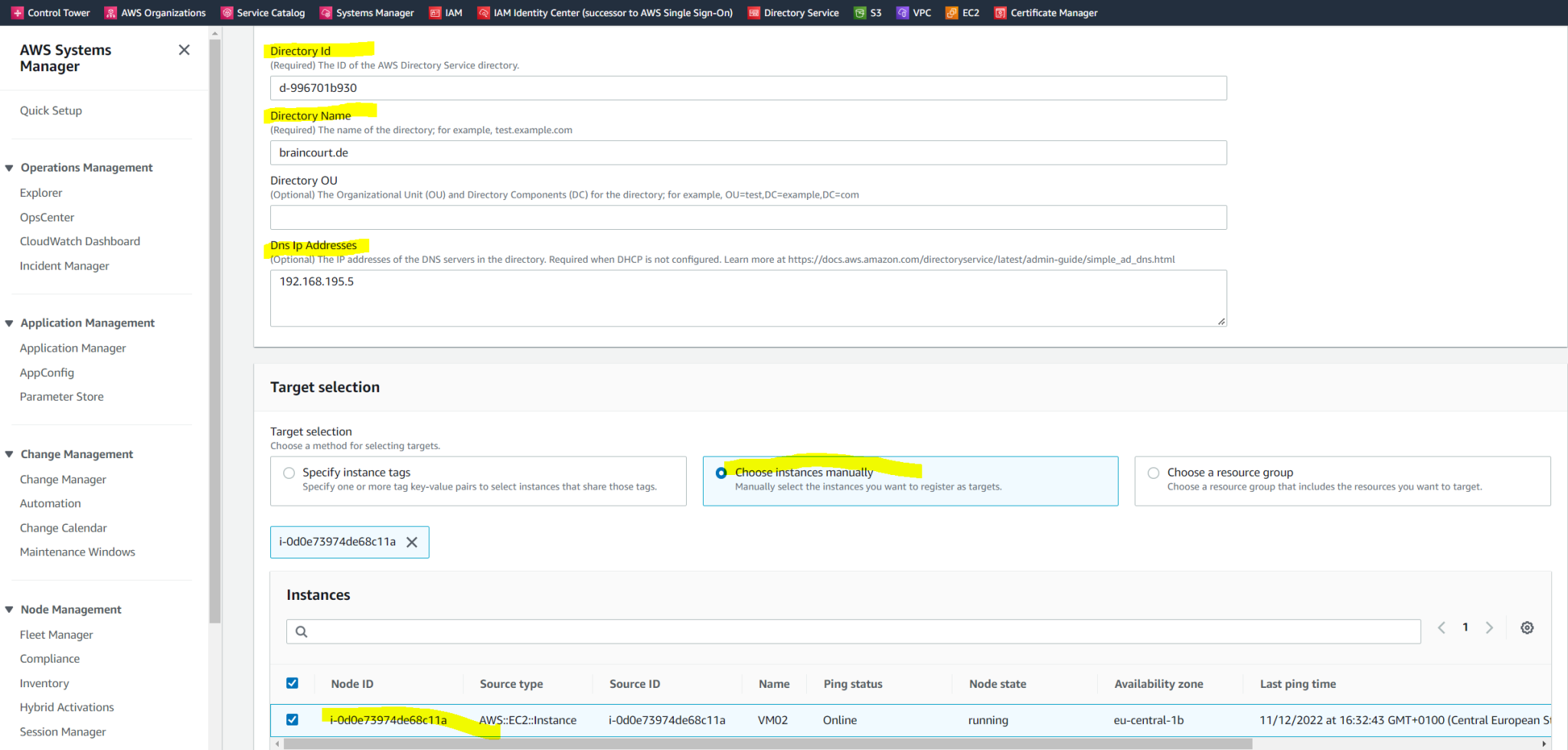 AWS AD Connector Directory – Domain Join - .matrixpost.net