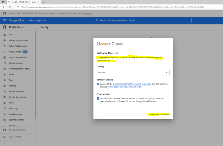 Set up your Organization for Google Cloud - .matrixpost.net